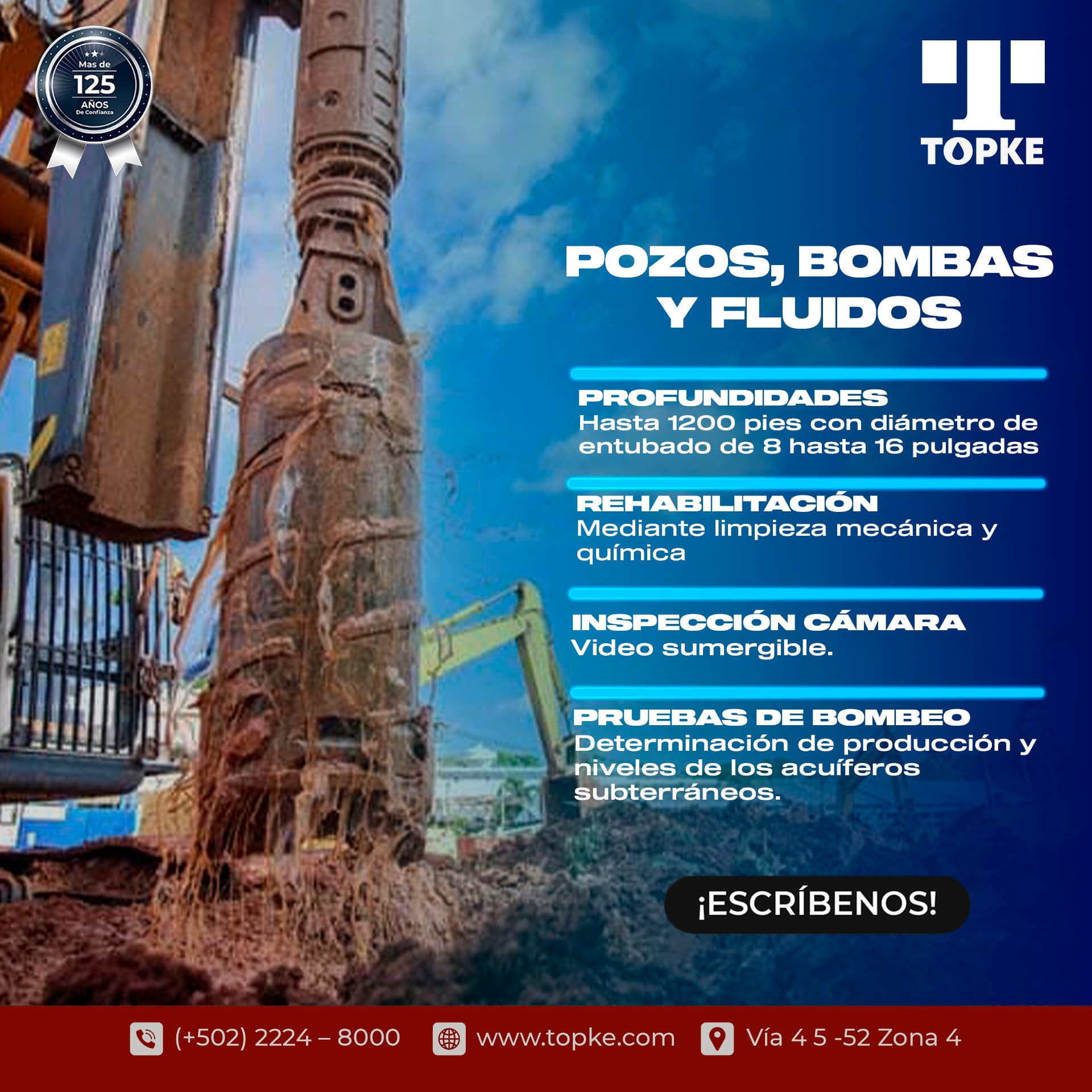 Perforación de Pozos | TOPKE